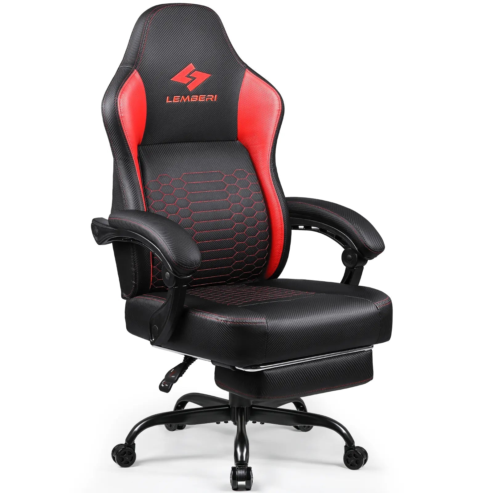 LEMBERI Big and Tall Gaming Chair 400lb Capacity,Gamer Chairs for Adul